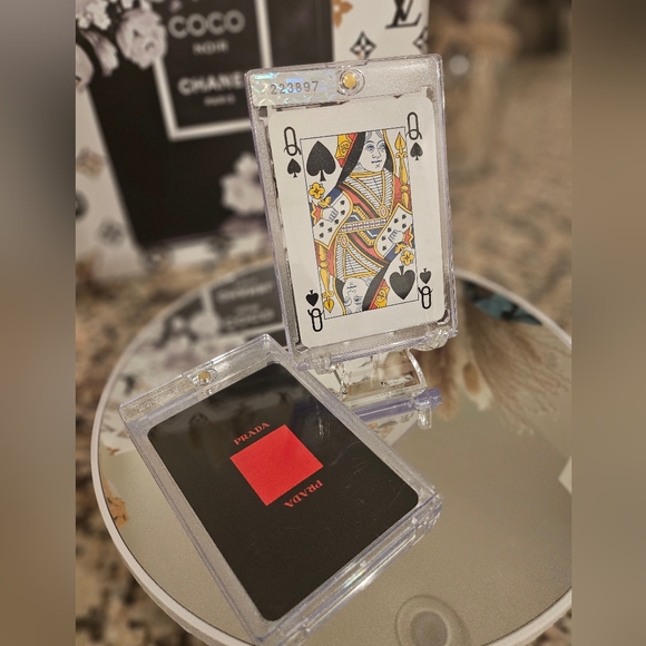 Prada | Accessories | Queen Prada Playing Card In Protective Case | Poshmark